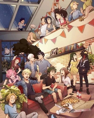Chat with Class 1A Sleepover: Anime AI Roleplay, No Sign Up | Yollo AI